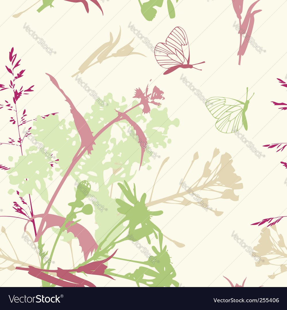 Floral seamless pattern Royalty Free Vector Image