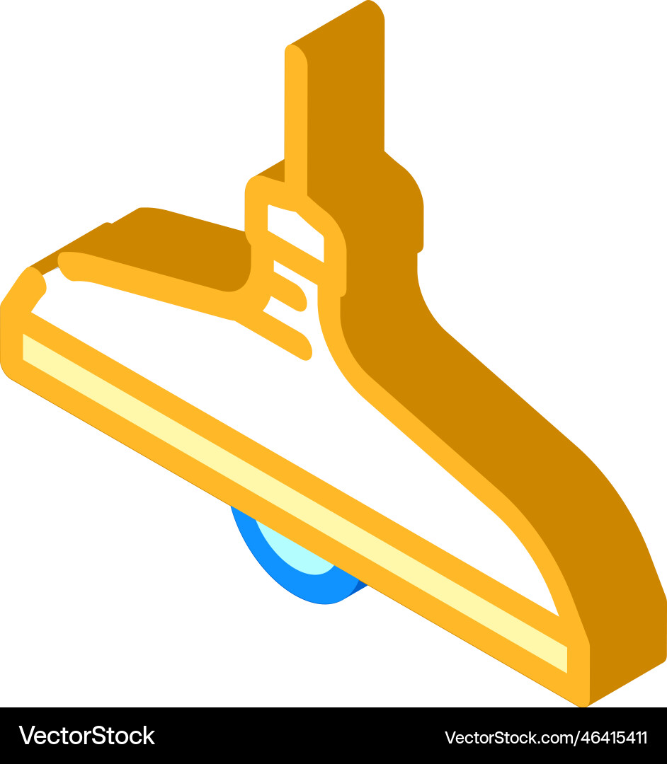 Overhead lighting living room isometric icon Vector Image