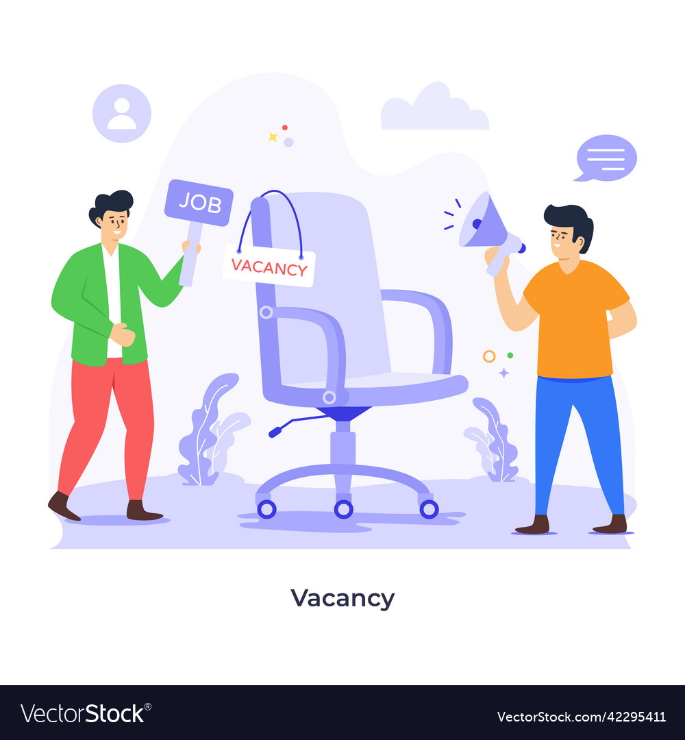 Vacancy Royalty Free Vector Image - VectorStock