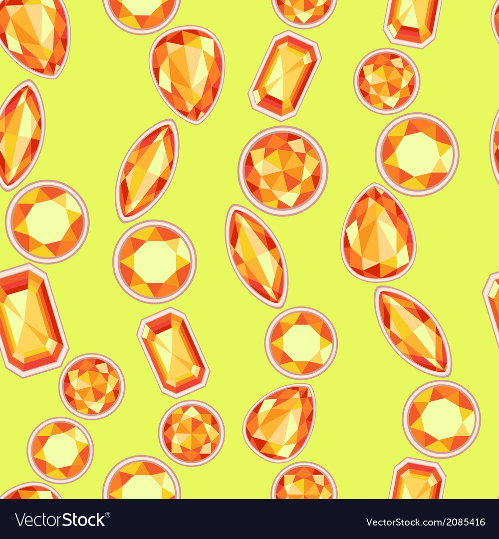 Amber seamless pattern Royalty Free Vector Image