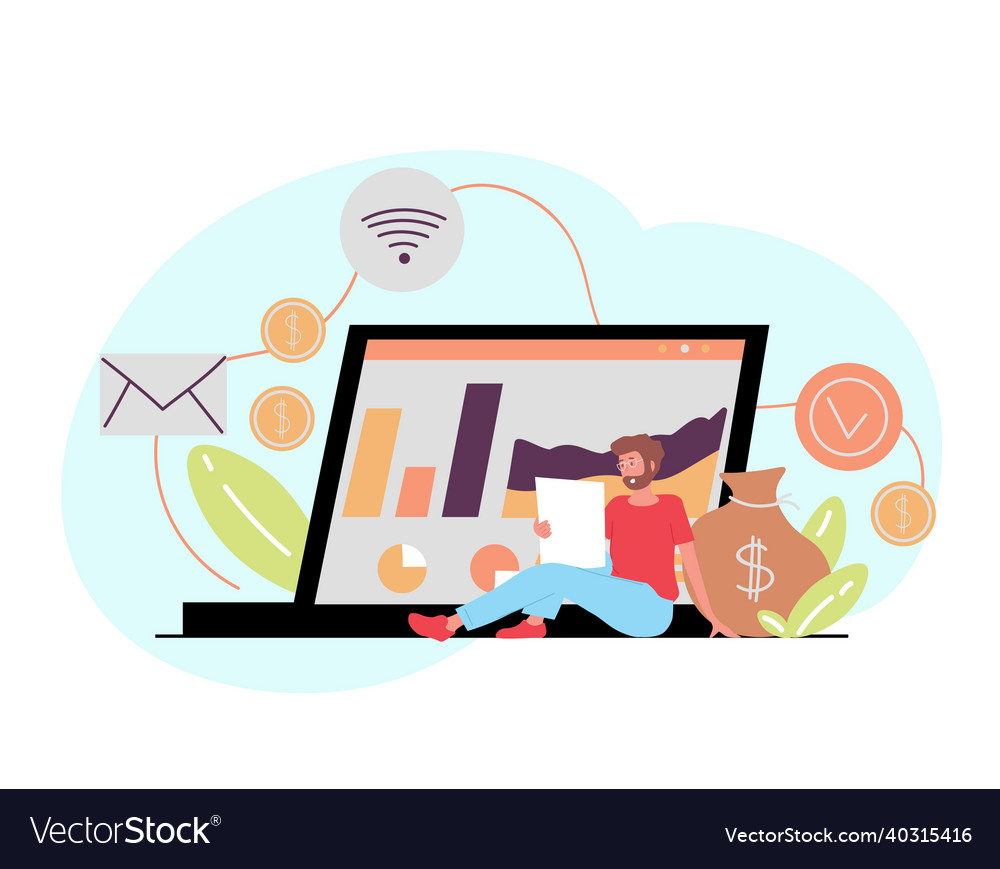 Cost optimization concept Royalty Free Vector Image