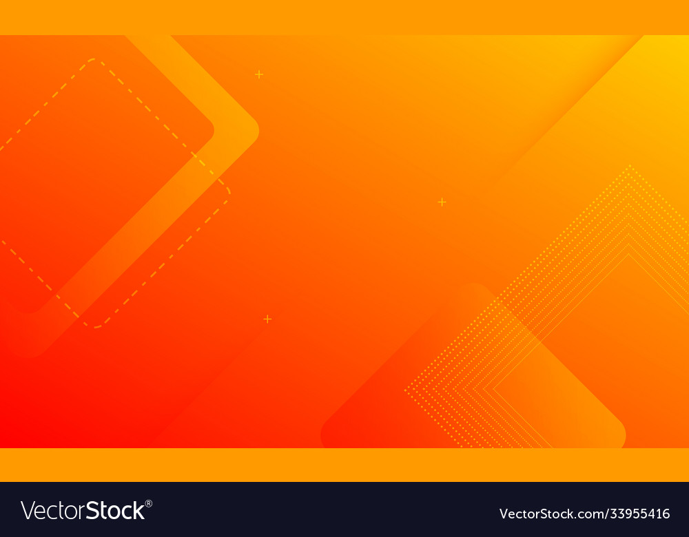 Dynamic orange background gradient abstract Vector Image