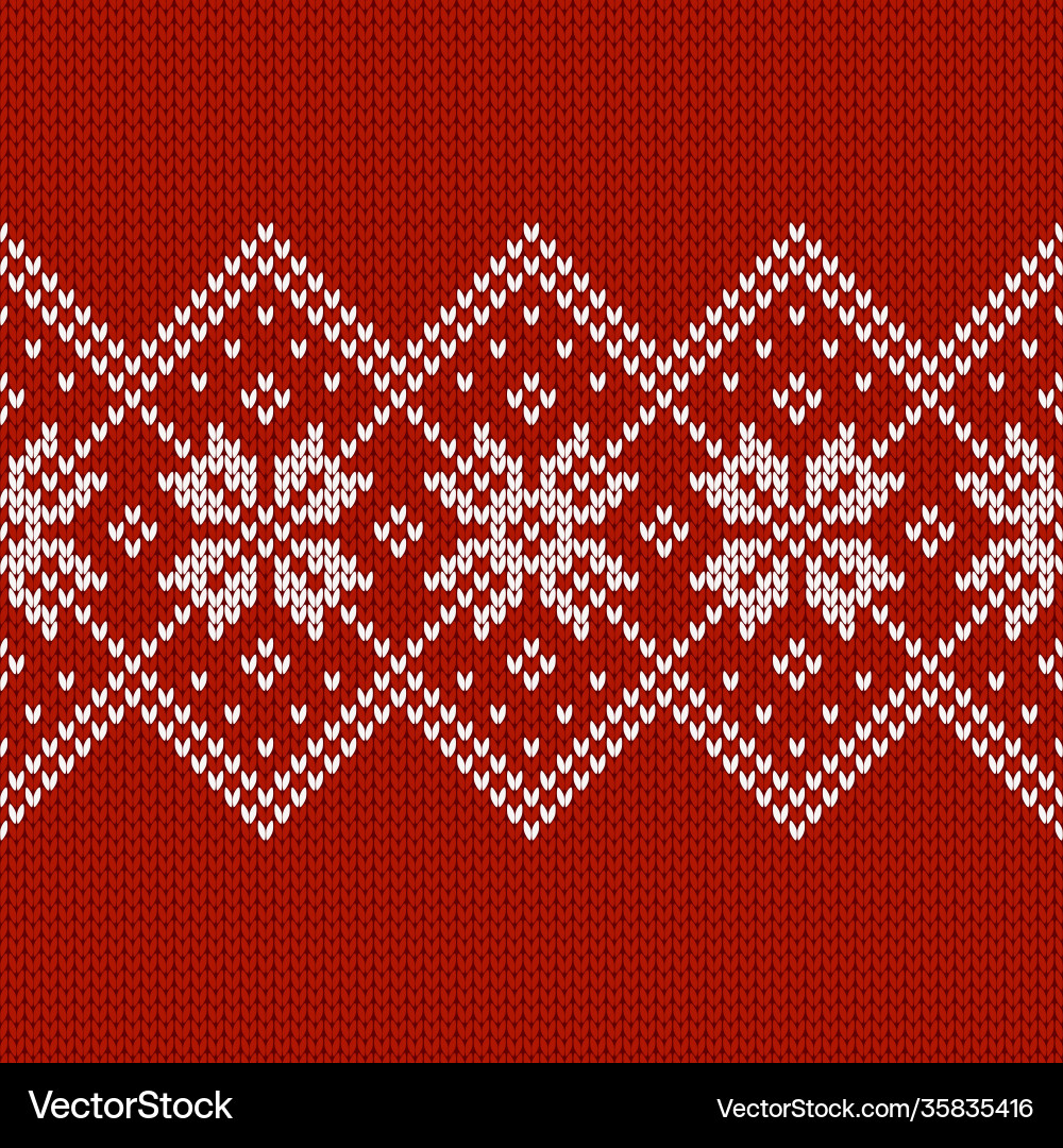 Norwegian native style sweater ornament Royalty Free Vector