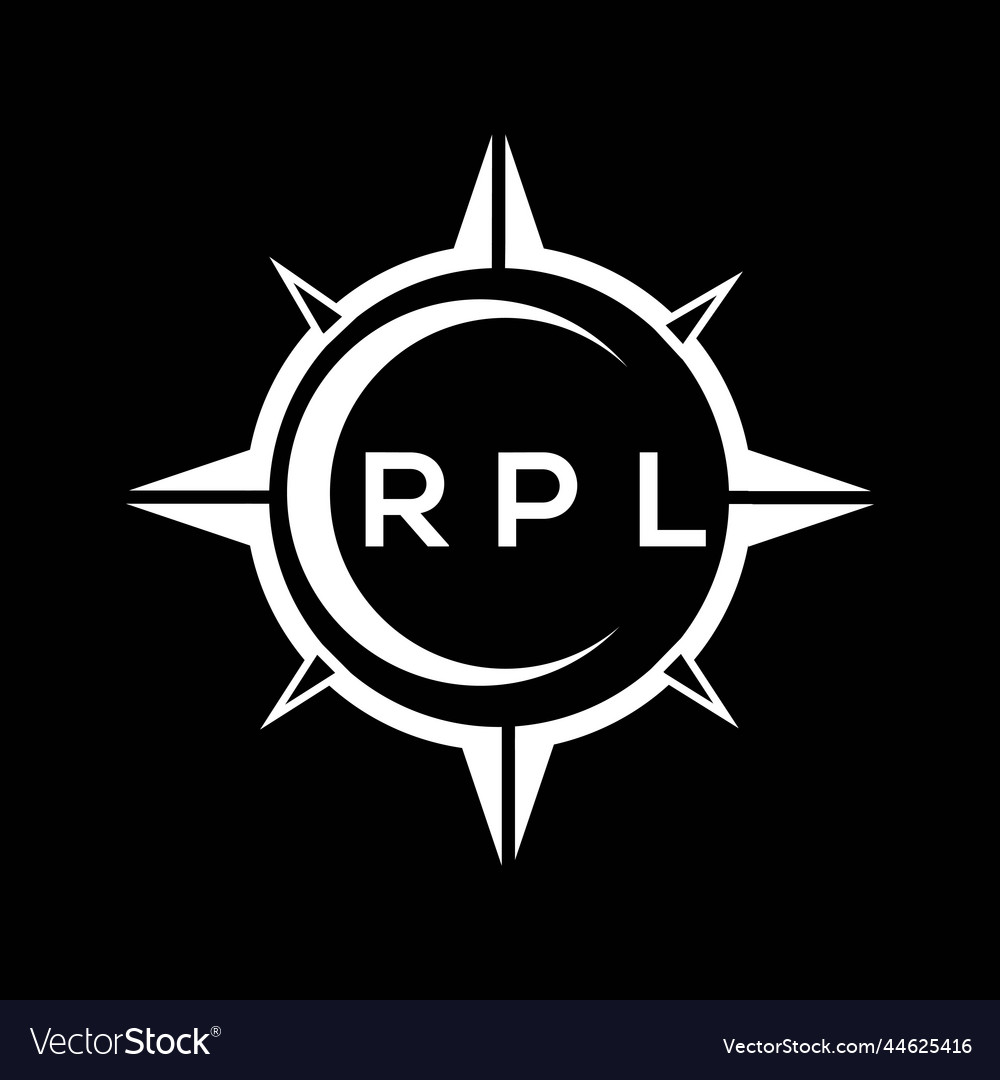 Rpl abstract technology circle setting logo Vector Image Rpl abstract technology circle setting logo Vector Image