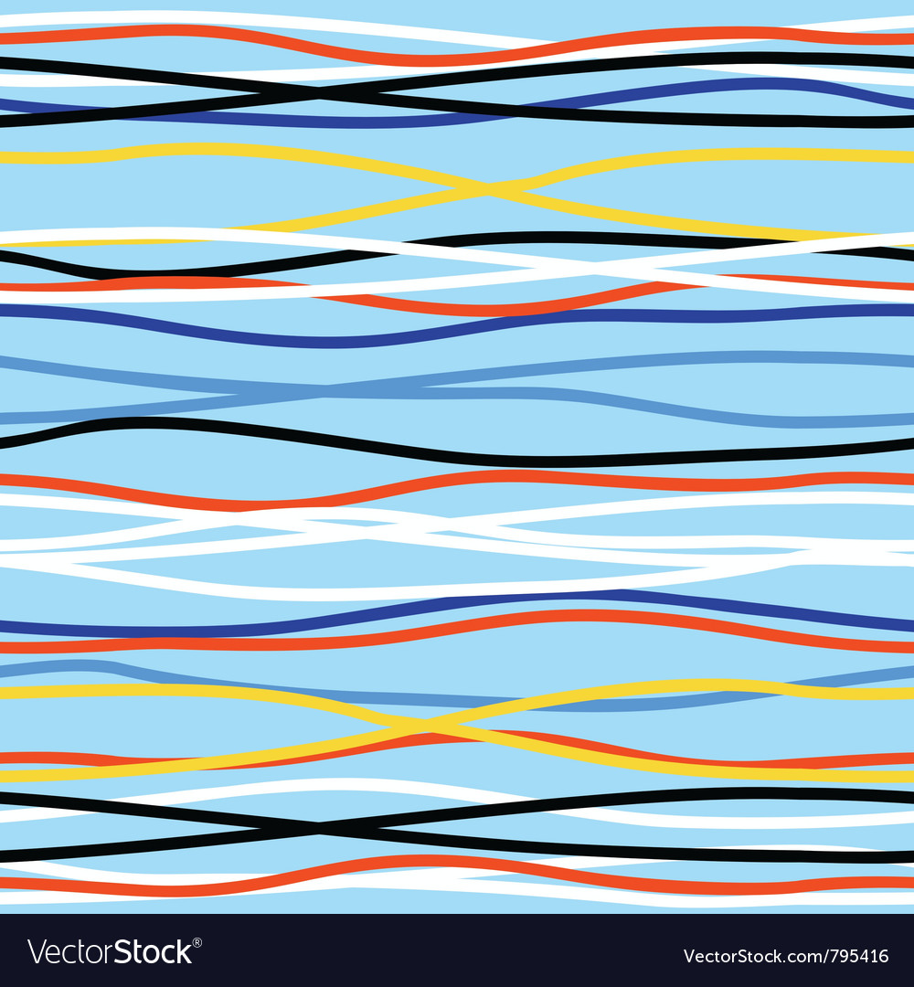 Seamless wave pattern Royalty Free Vector Image