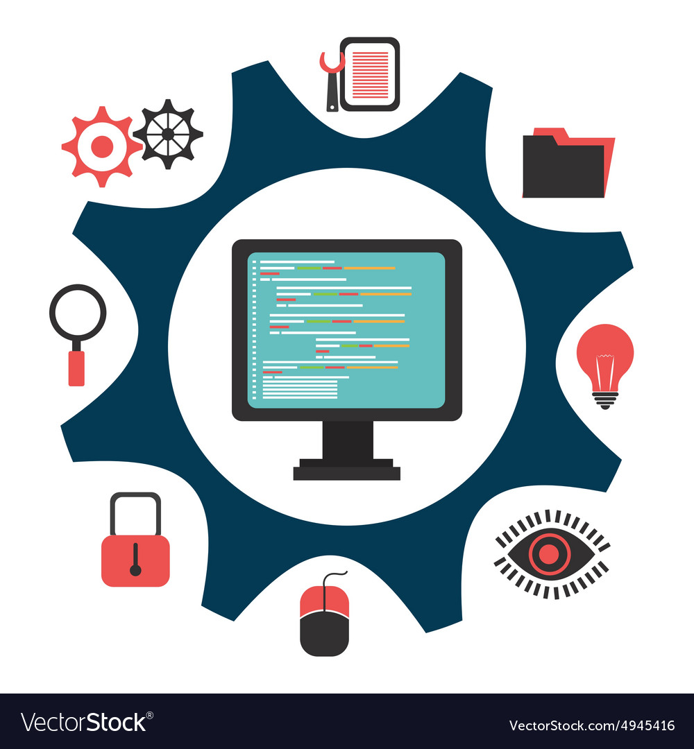 Software design Royalty Free Vector Image - VectorStock