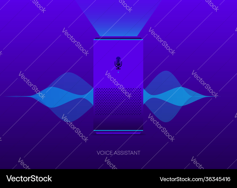 Voice assistant great design for any purposes Vector Image