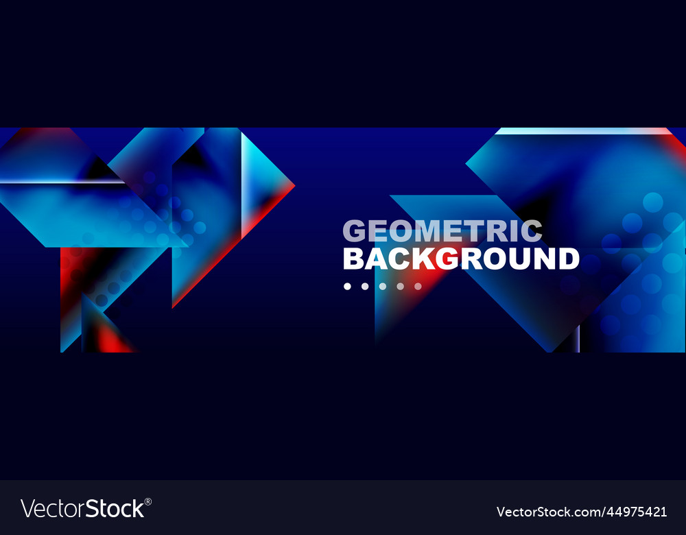Abstract background with geometric elements Vector Image