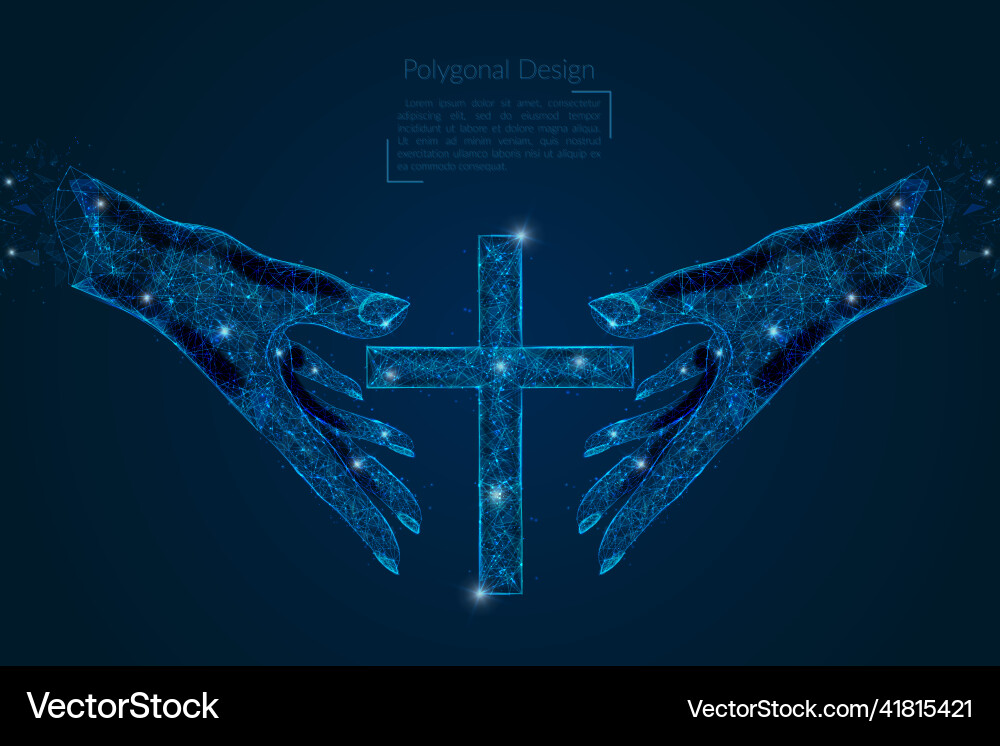 Abstract isolated image of human hand holding Vector Image