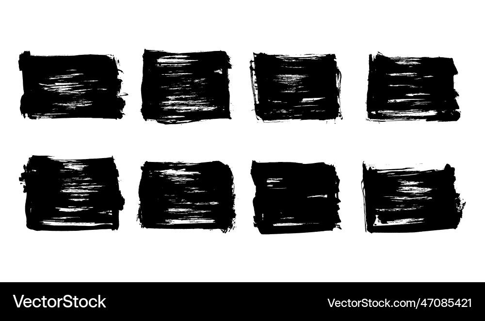 Ink brushstroke and paintbrush grunge template Vector Image