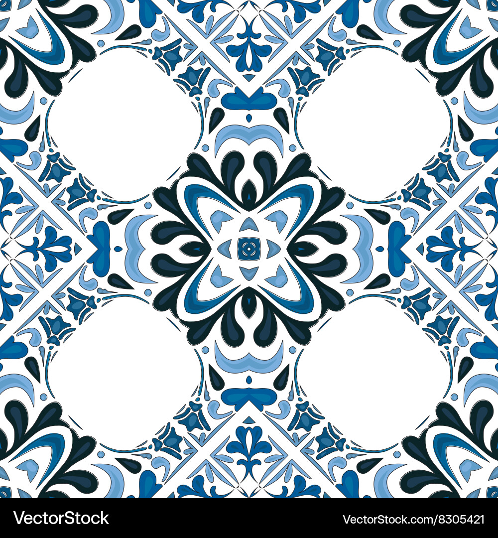 Portuguese tiles Royalty Free Vector Image - VectorStock