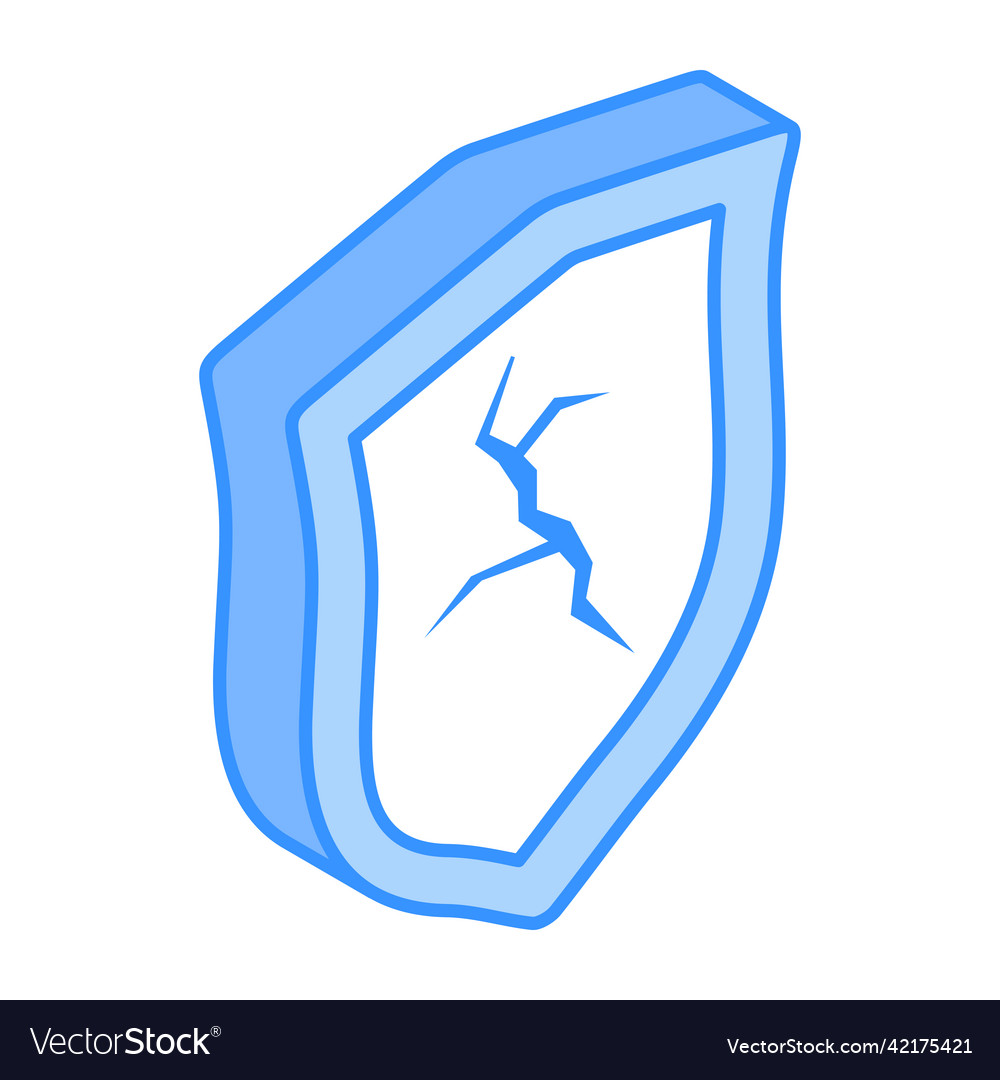 Security breach Royalty Free Vector Image - VectorStock