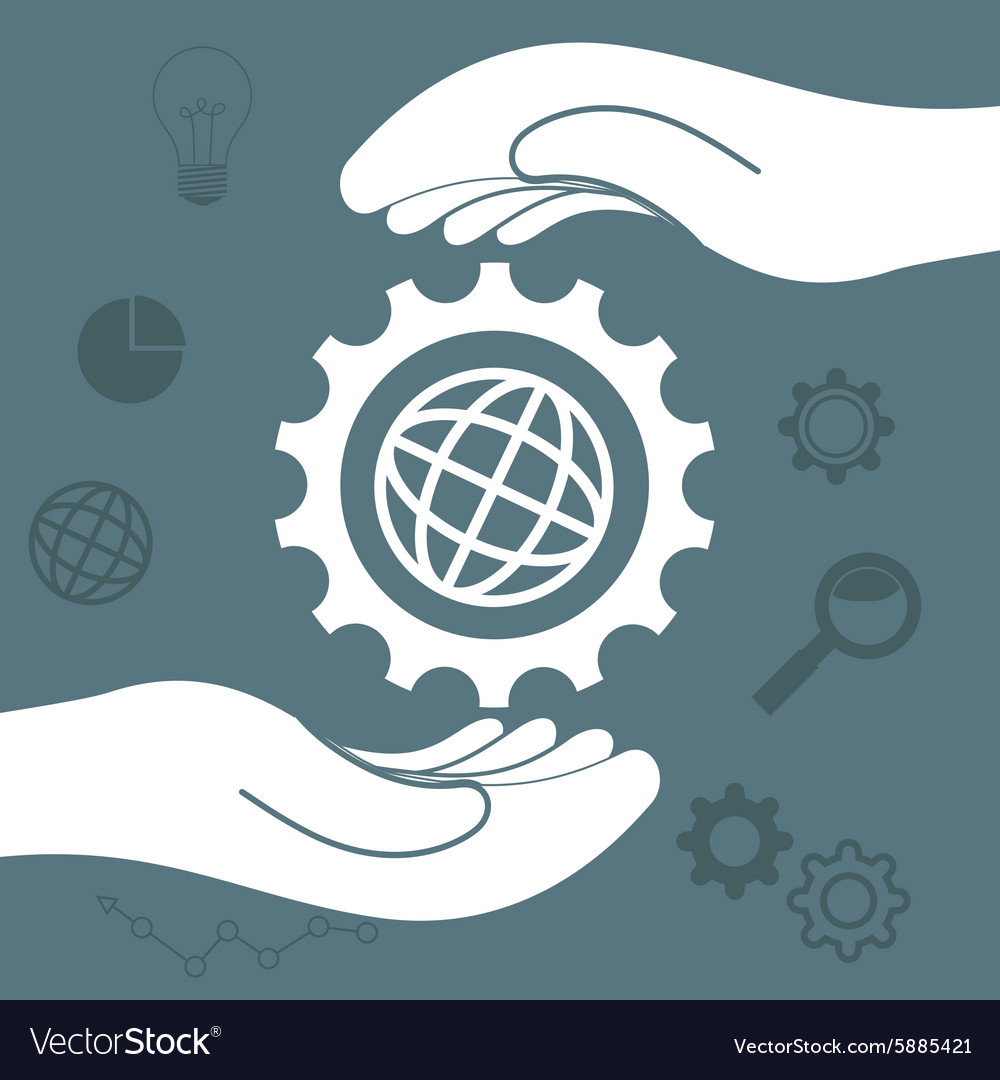 Solution design Royalty Free Vector Image - VectorStock