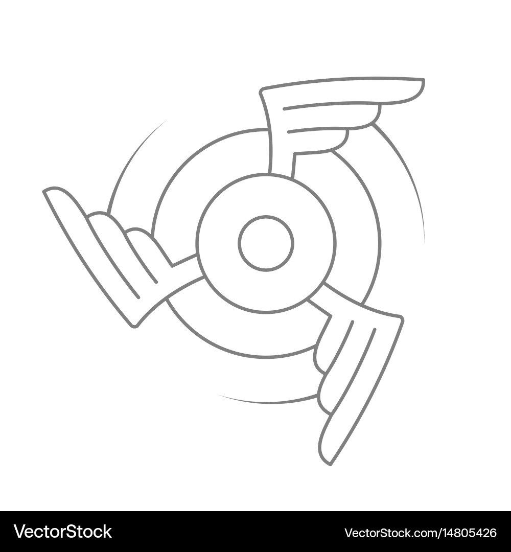Aviation emblem badge or logo Royalty Free Vector Image