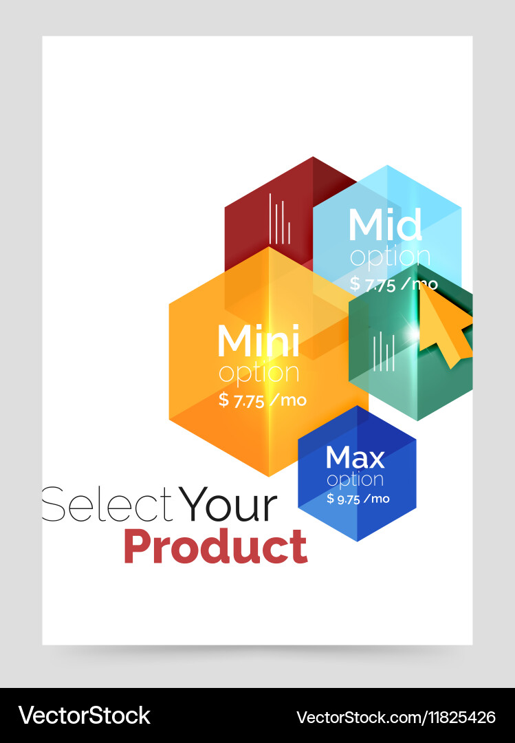 Business a4 brochure or flyer template Royalty Free Vector