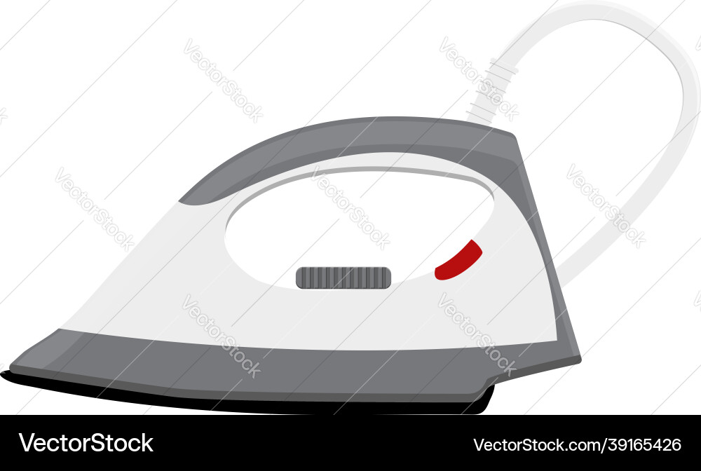 Clothing iron on a white background Royalty Free Vector