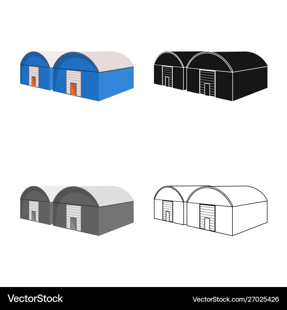 Design warehouse and garage sign Royalty Free Vector Image