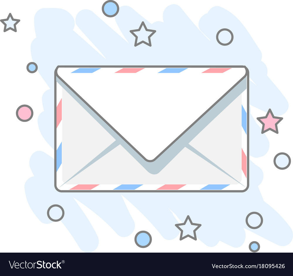 Flat icon message Royalty Free Vector Image - VectorStock
