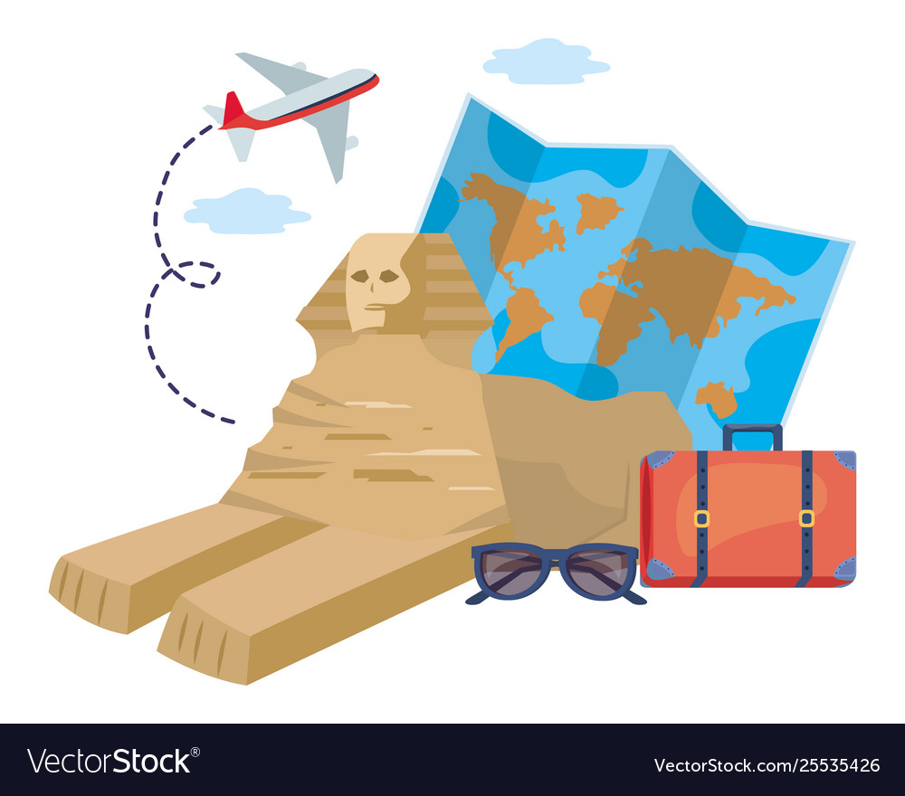 Sphinx giza Royalty Free Vector Image - VectorStock