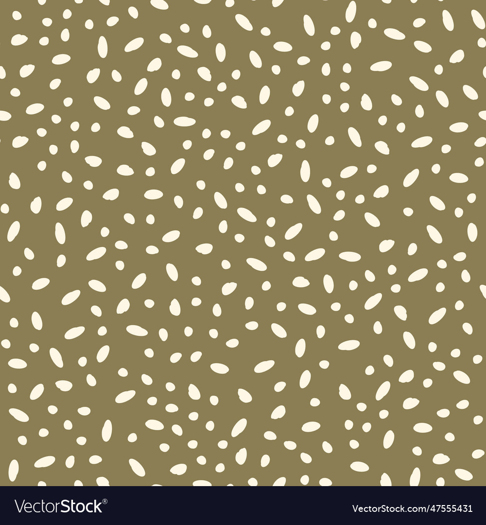 Contemporary polka dot shapes seamless pattern Vector Image