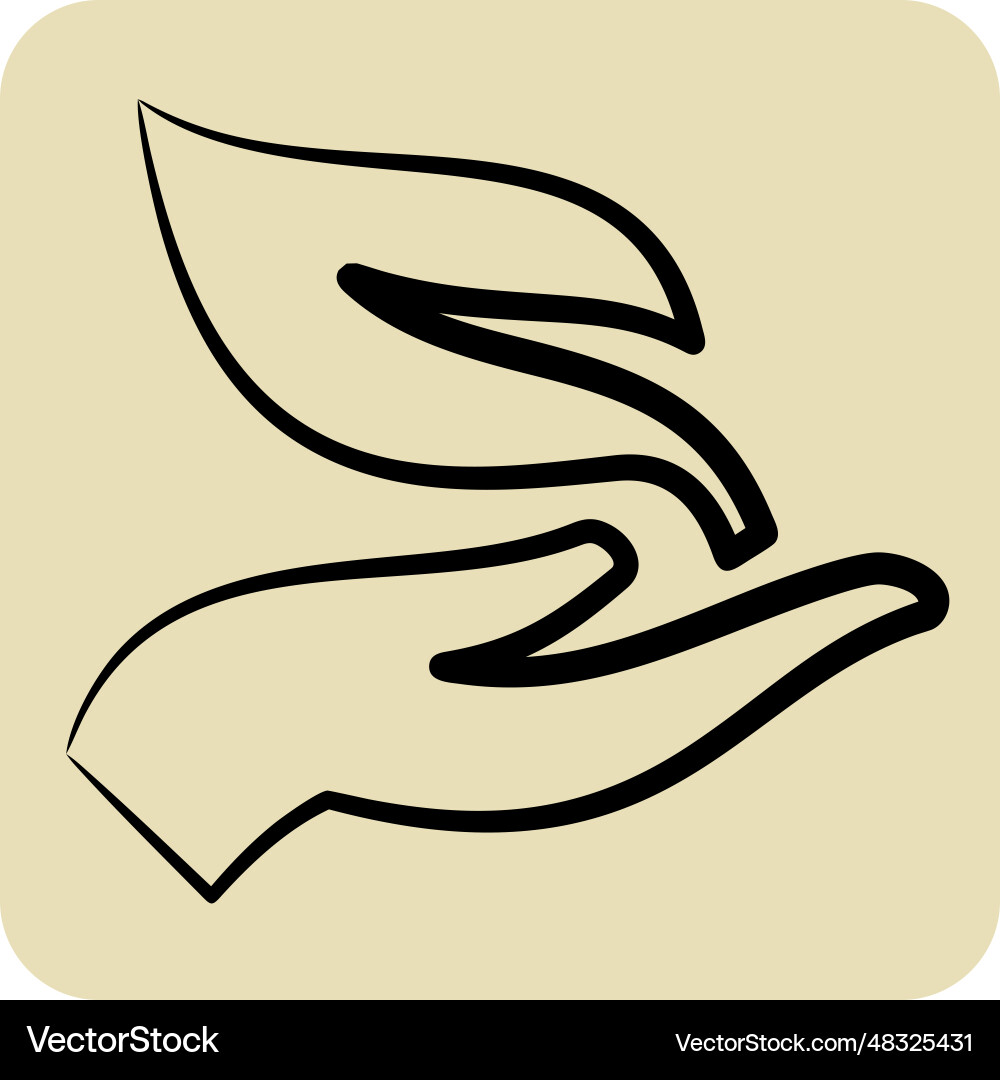 Icon ecology related to climate change symbol Vector Image