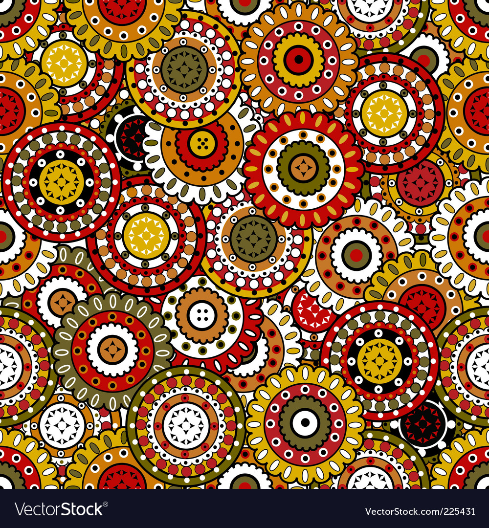 Indian pattern Royalty Free Vector Image - VectorStock