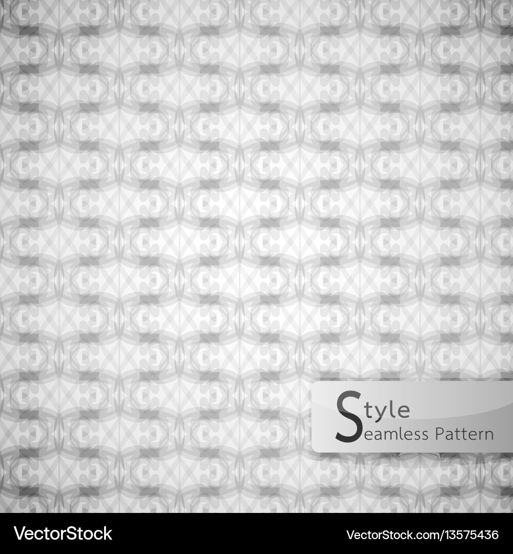 Abstract seamless pattern perforate mesh white Vector Image