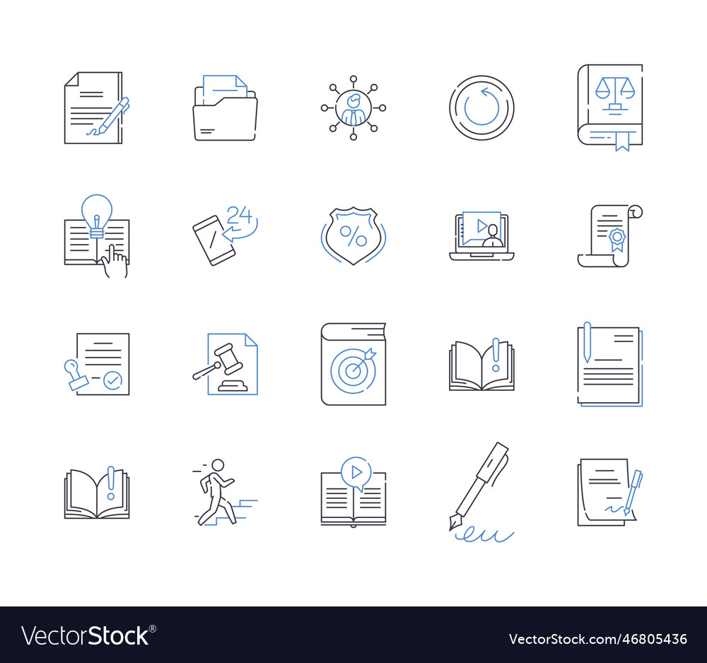 Electronic devices line icons collection smartph Vector Image Electronic devices line icons collection smartph Vector Image
