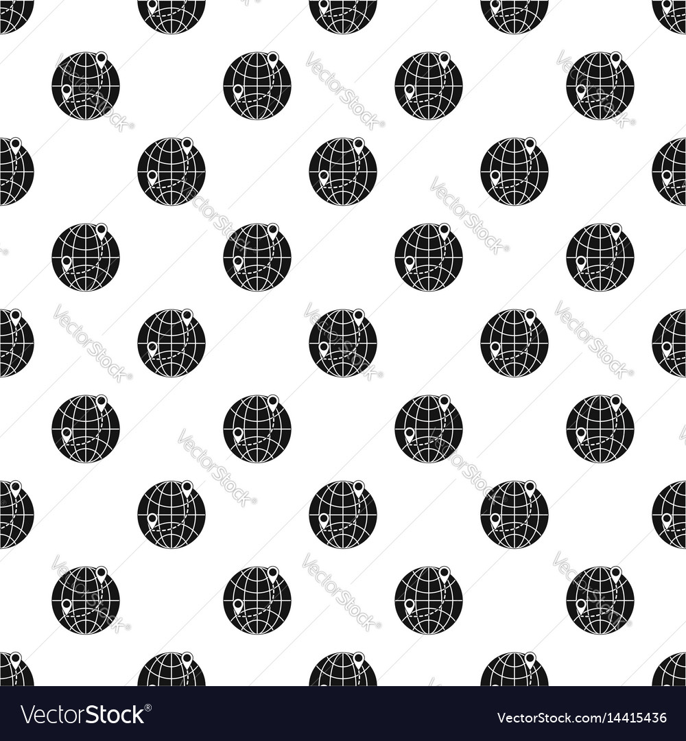 Globe pattern Royalty Free Vector Image - VectorStock