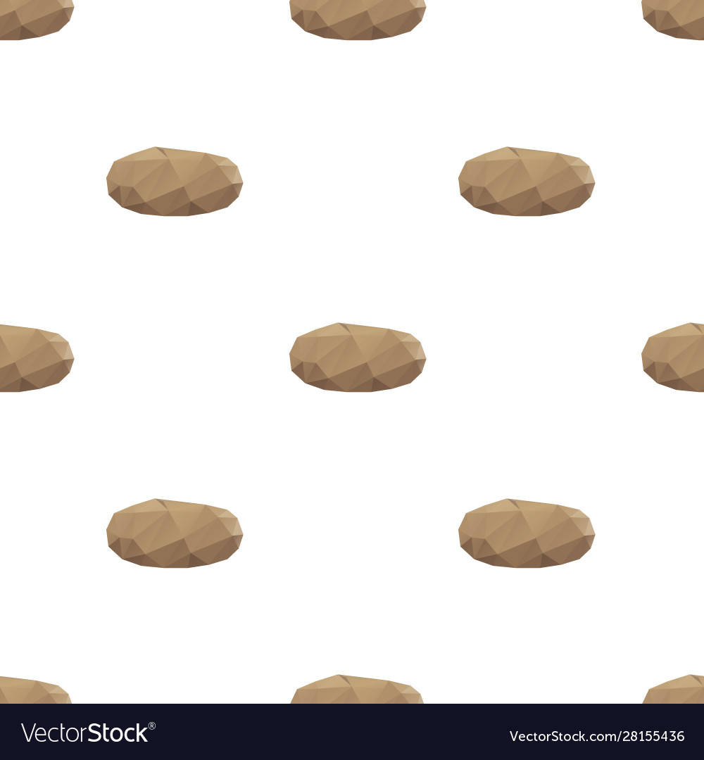 Potato triangle shape seamless pattern backgrounds