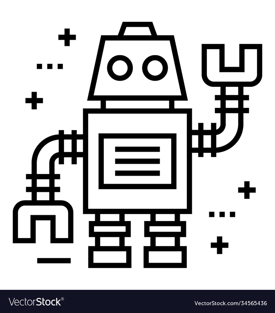 Robot Royalty Free Vector Image - VectorStock