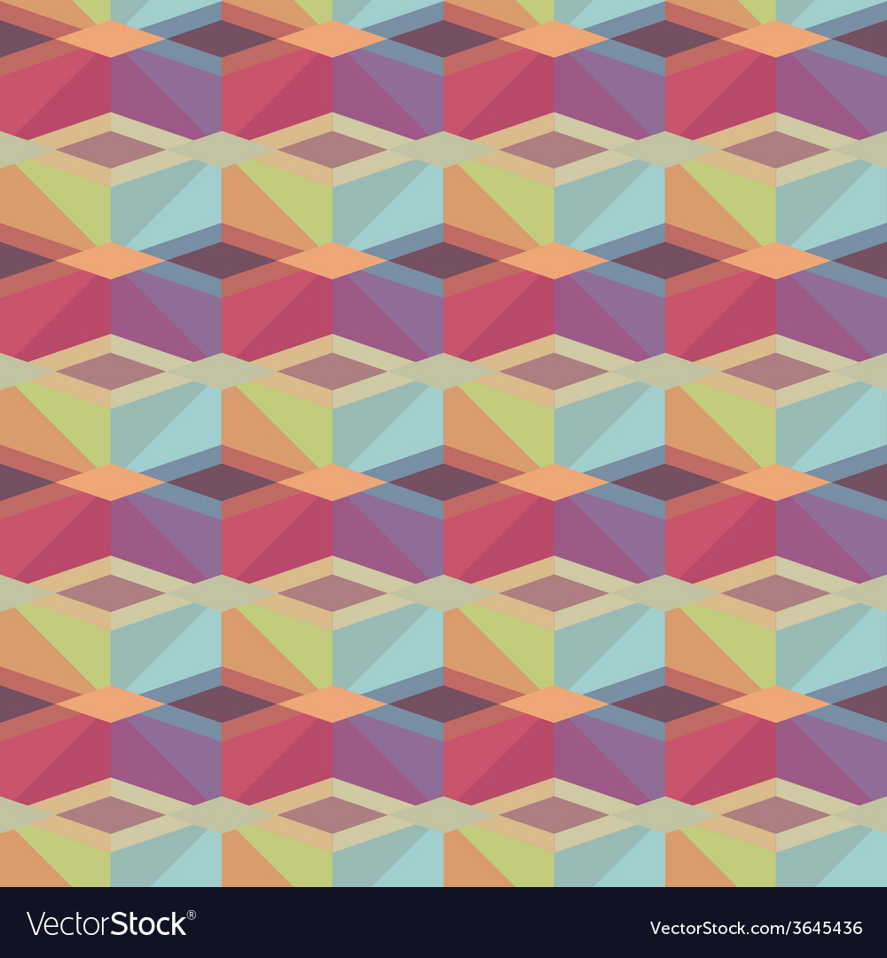 Seamless abstract triangle pattern Royalty Free Vector Image