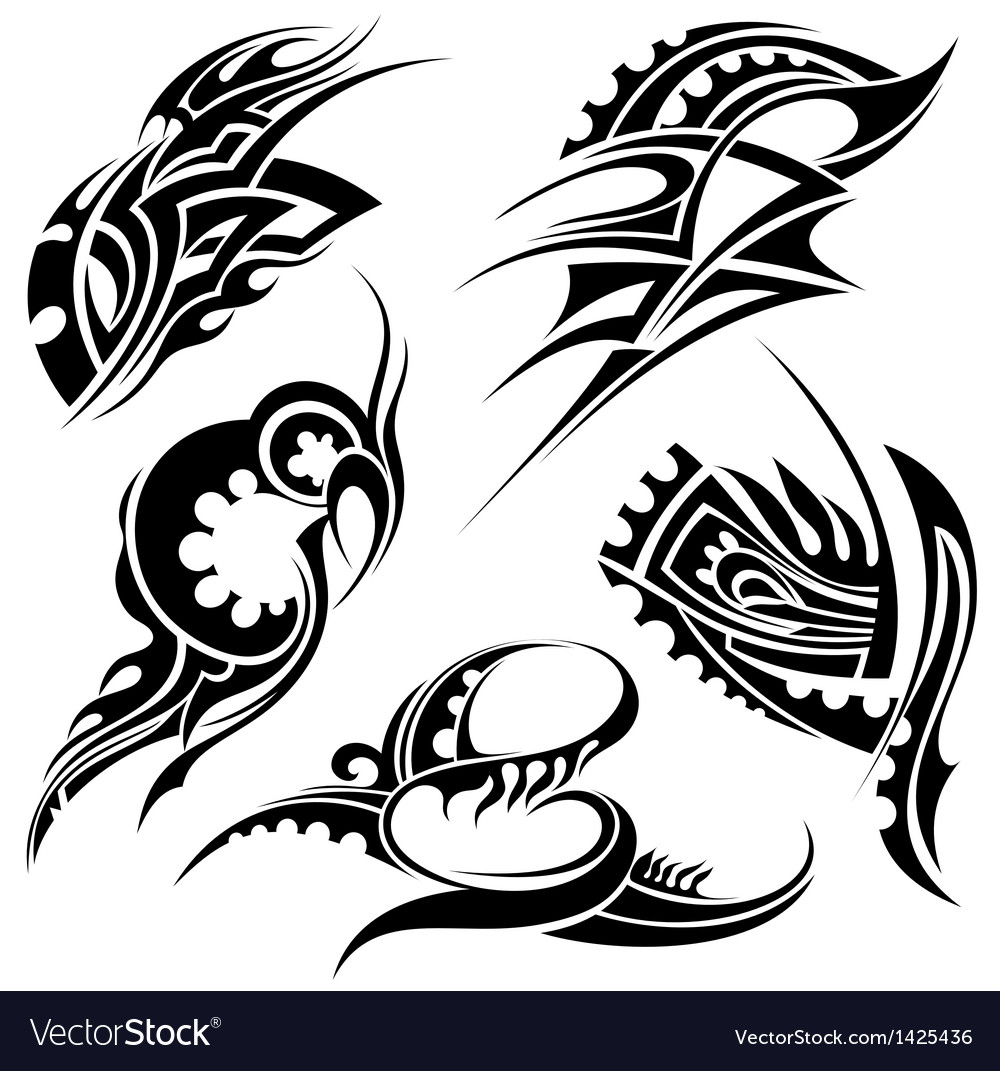 Tattoo pattern Royalty Free Vector Image - VectorStock