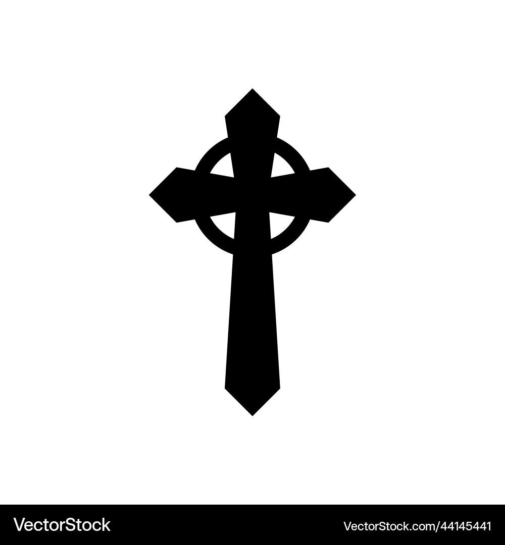 Christian cross halloween vampire defense Vector Image