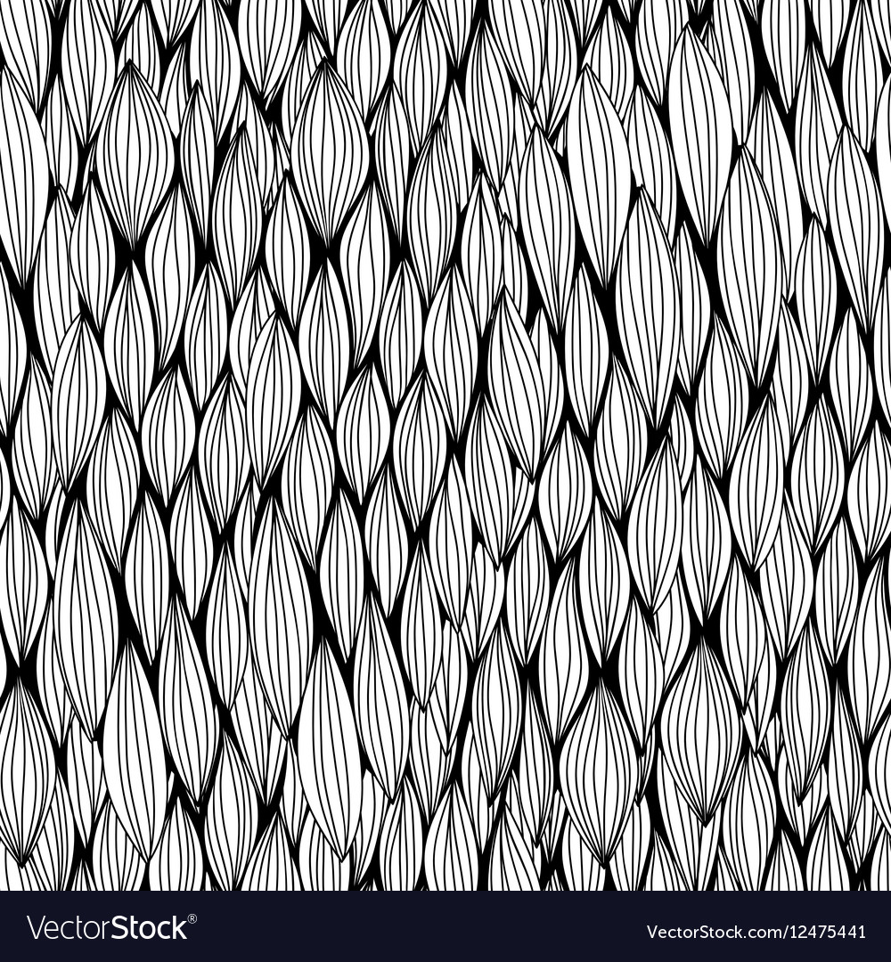 Seamless pattern with curvy elements Royalty Free Vector