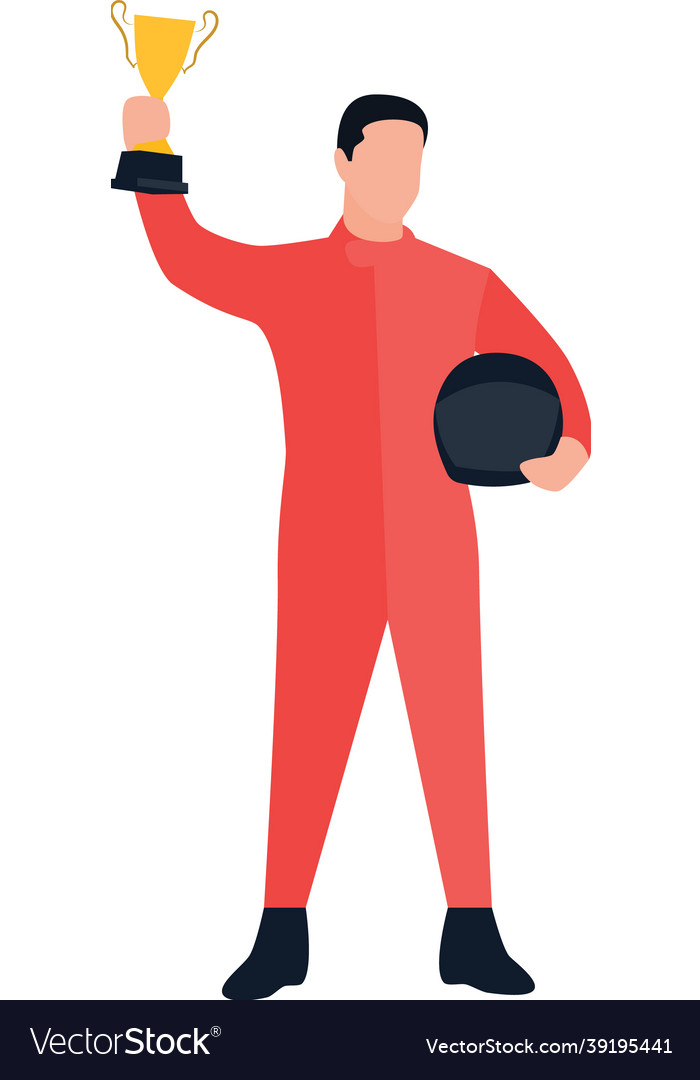 Winner trophy Royalty Free Vector Image - VectorStock