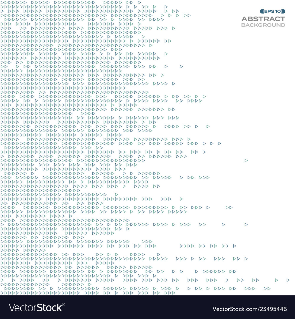 Abstract of blue triangle technology line pattern Vector Image