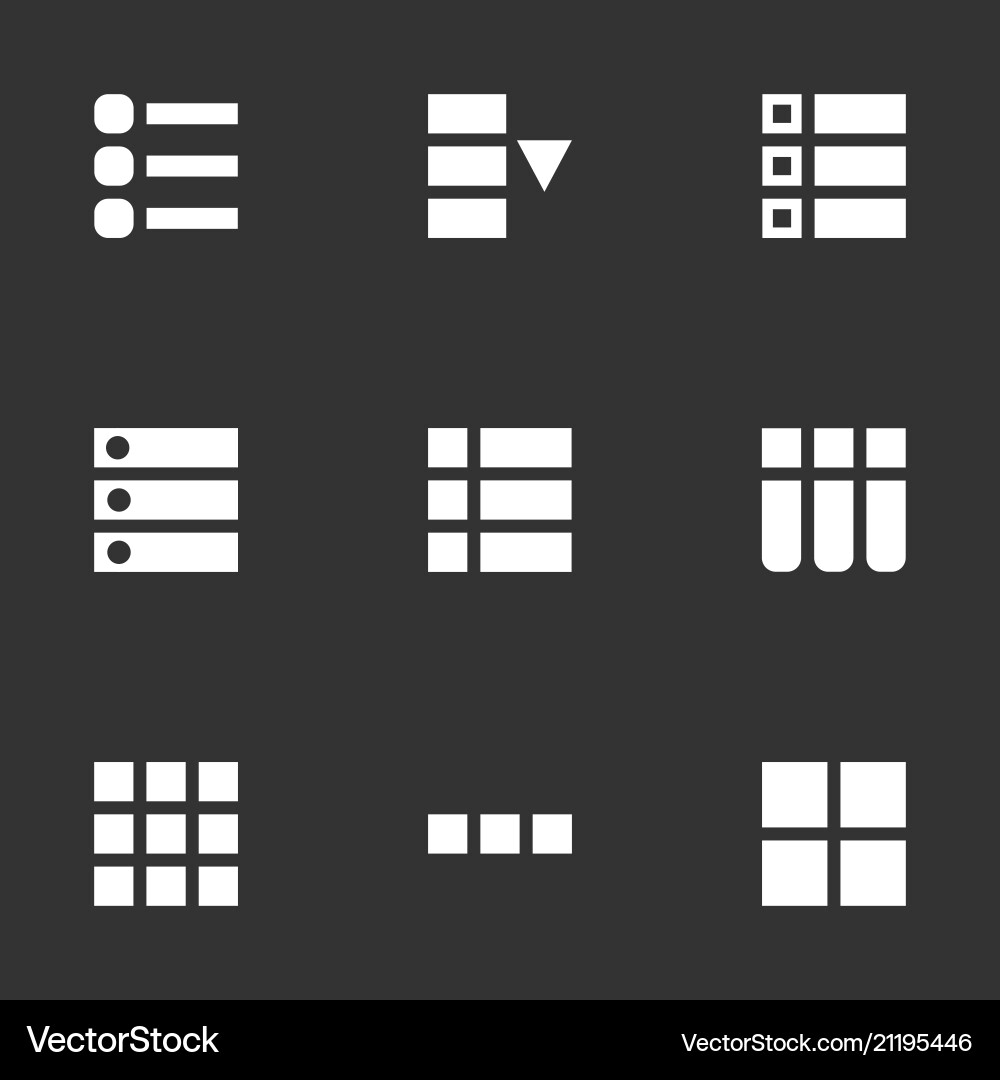 Creative of hamburger ui ux Royalty Free Vector Image