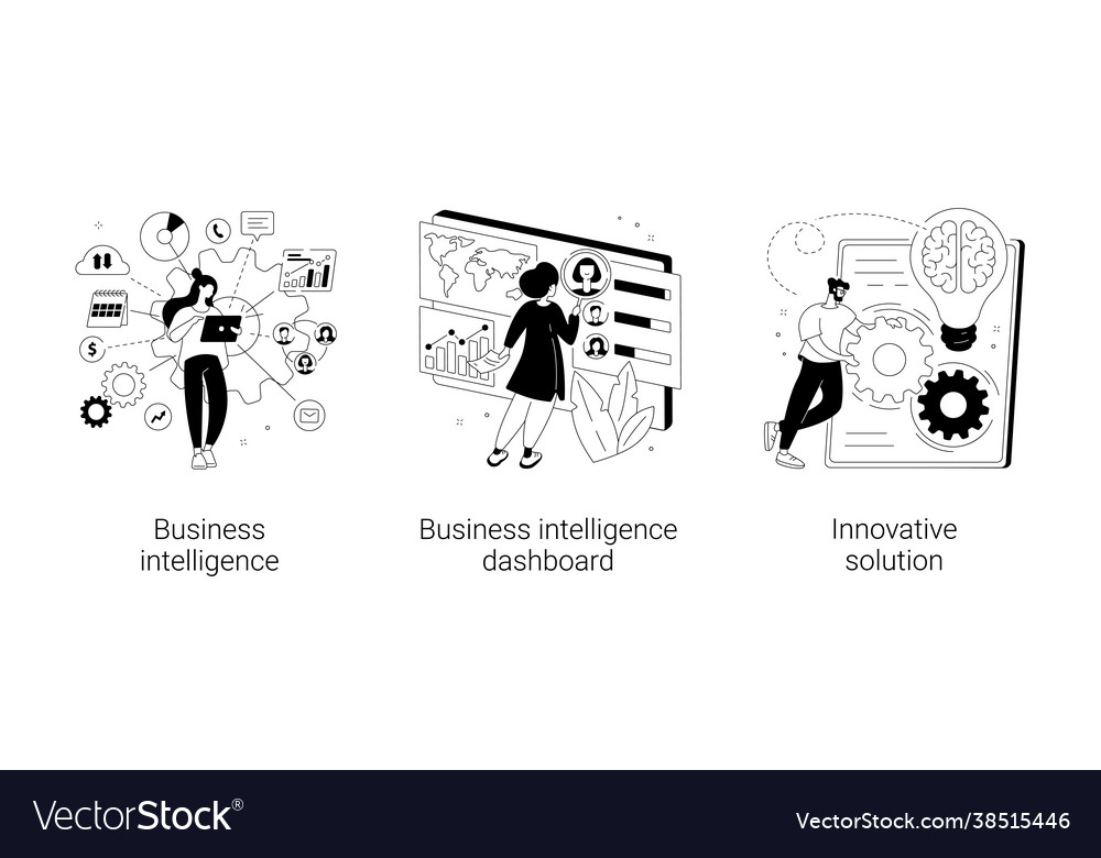 Performance tools and software solutions abstract Vector Image