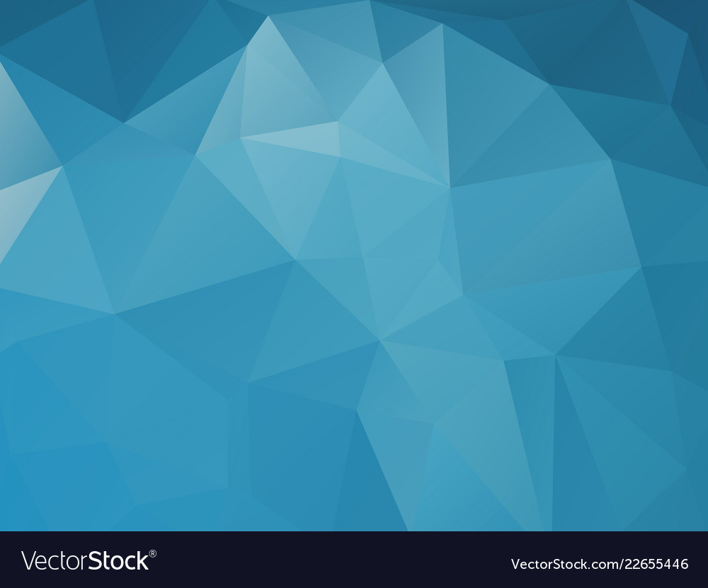 Triangular blue abstract background Royalty Free Vector