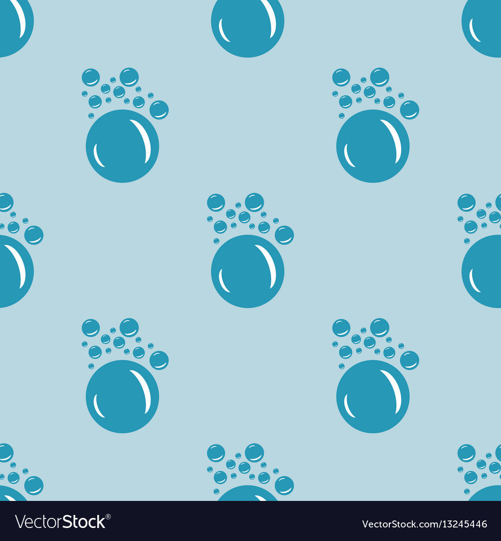 Water drops bubbles pattern Royalty Free Vector Image