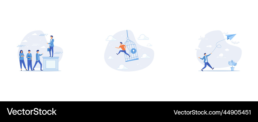 Ceo or executive position who guide company Vector Image