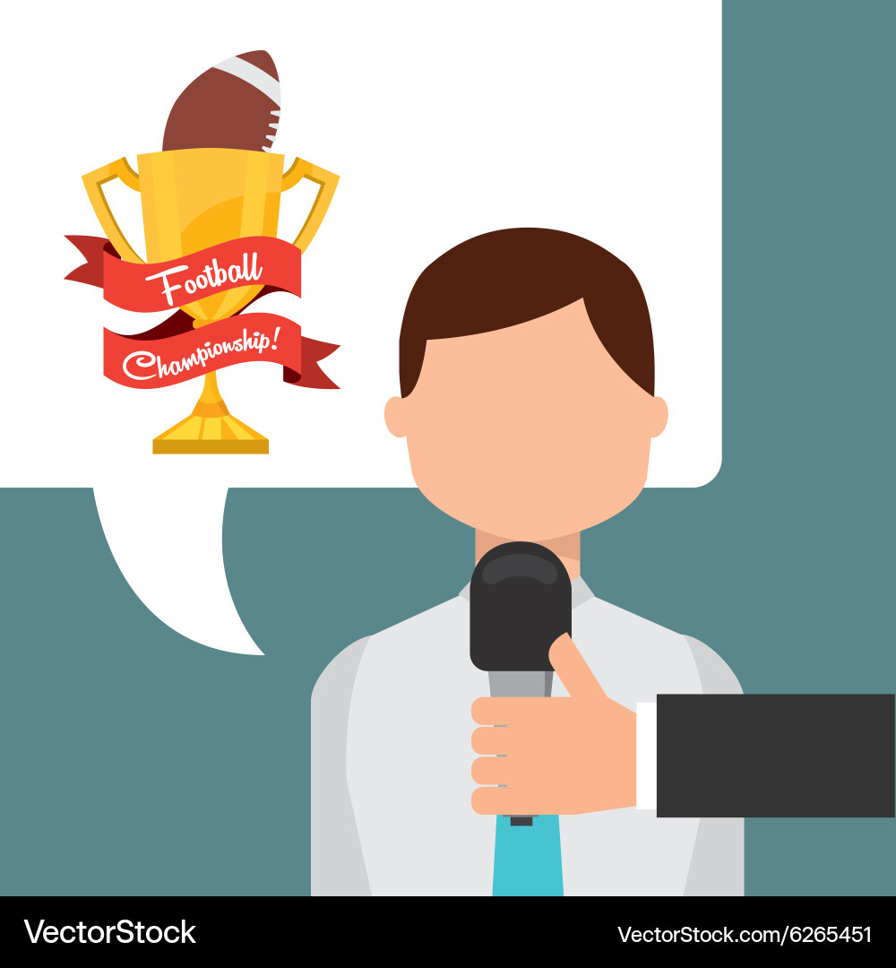 Sports news Royalty Free Vector Image - VectorStock