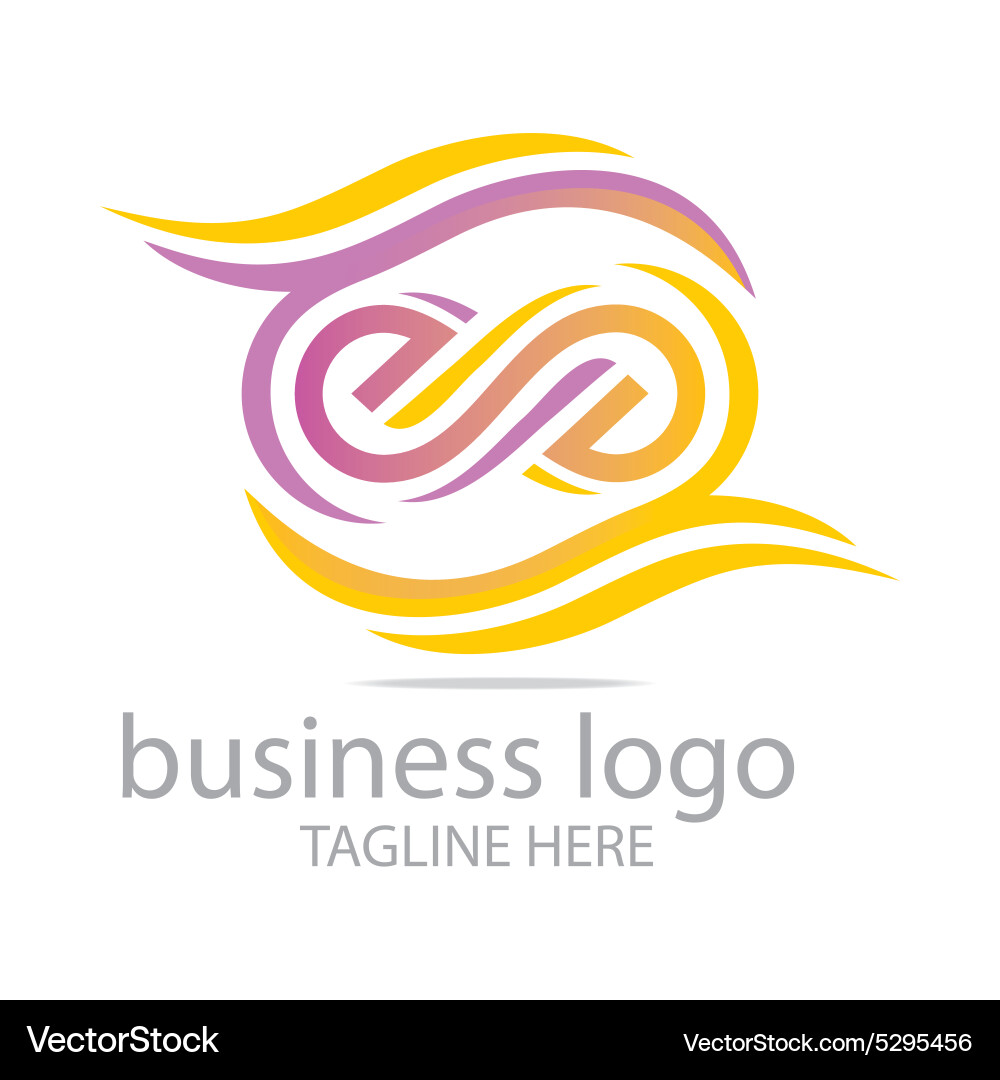 Business infinity company corporate Royalty Free Vector