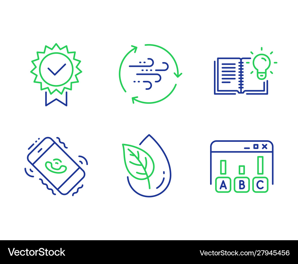 Call center organic product and knowledge Vector Image