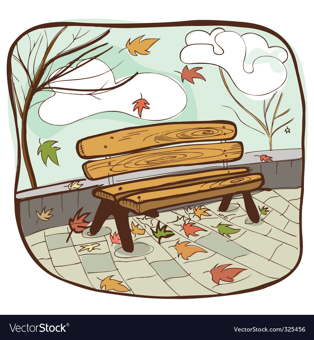 Park background Royalty Free Vector Image - VectorStock
