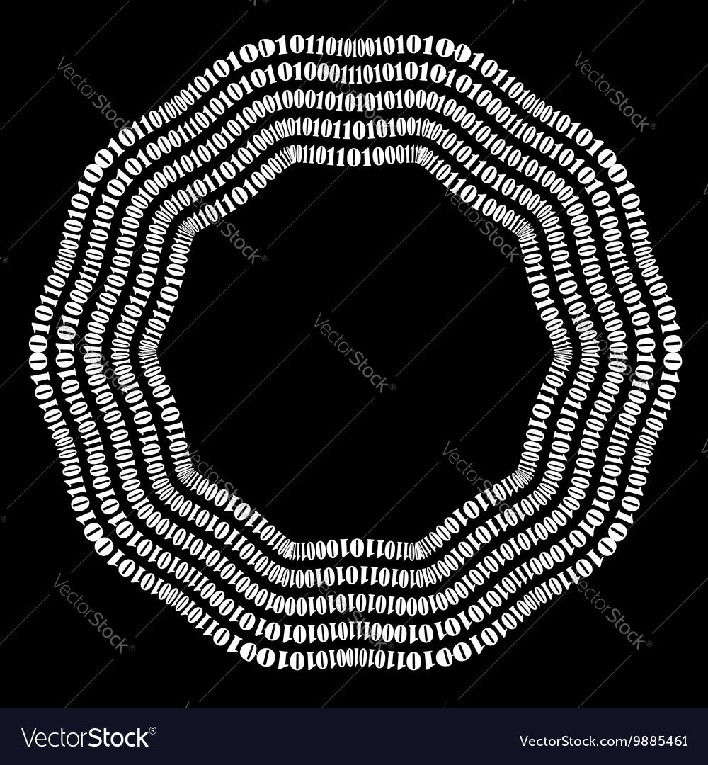 Algorithm Data Code Decryption And Encoding Vector Image