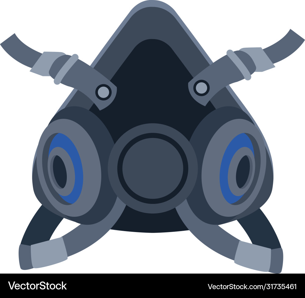 Biosafety mask protection equipment icon Vector Image