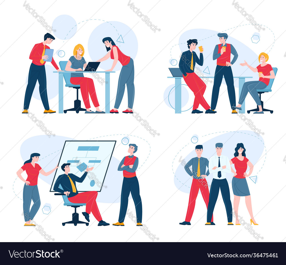 Teamwork concept Royalty Free Vector Image - VectorStock