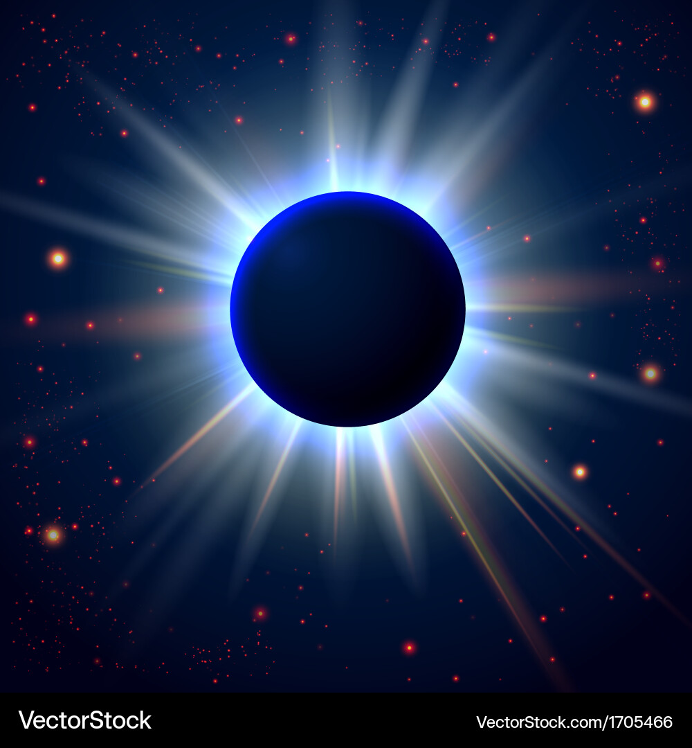 Abstract cosmic background with place for your Vector Image